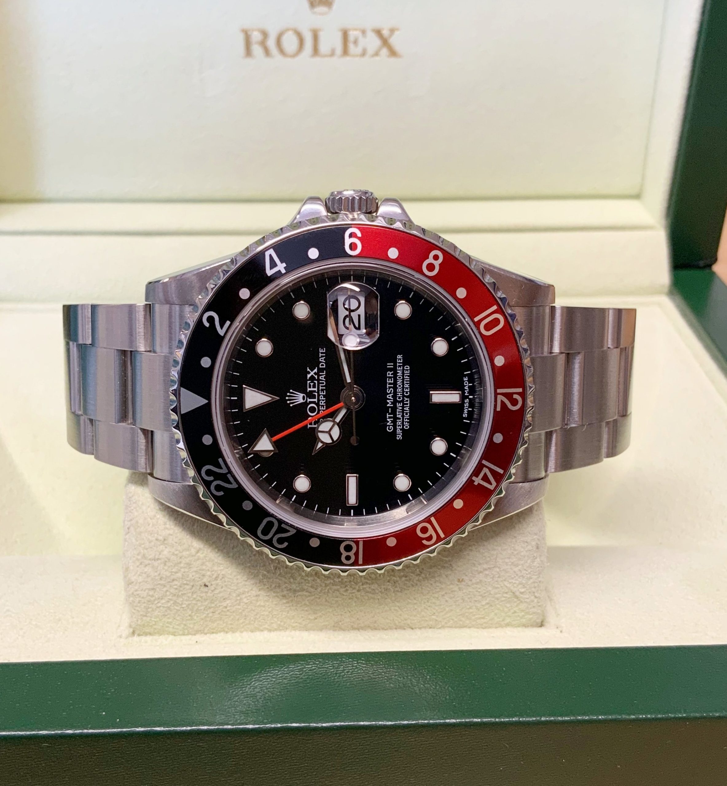 ROLEX REPLICA GMT MASTER II 16710 COKE OYSTER