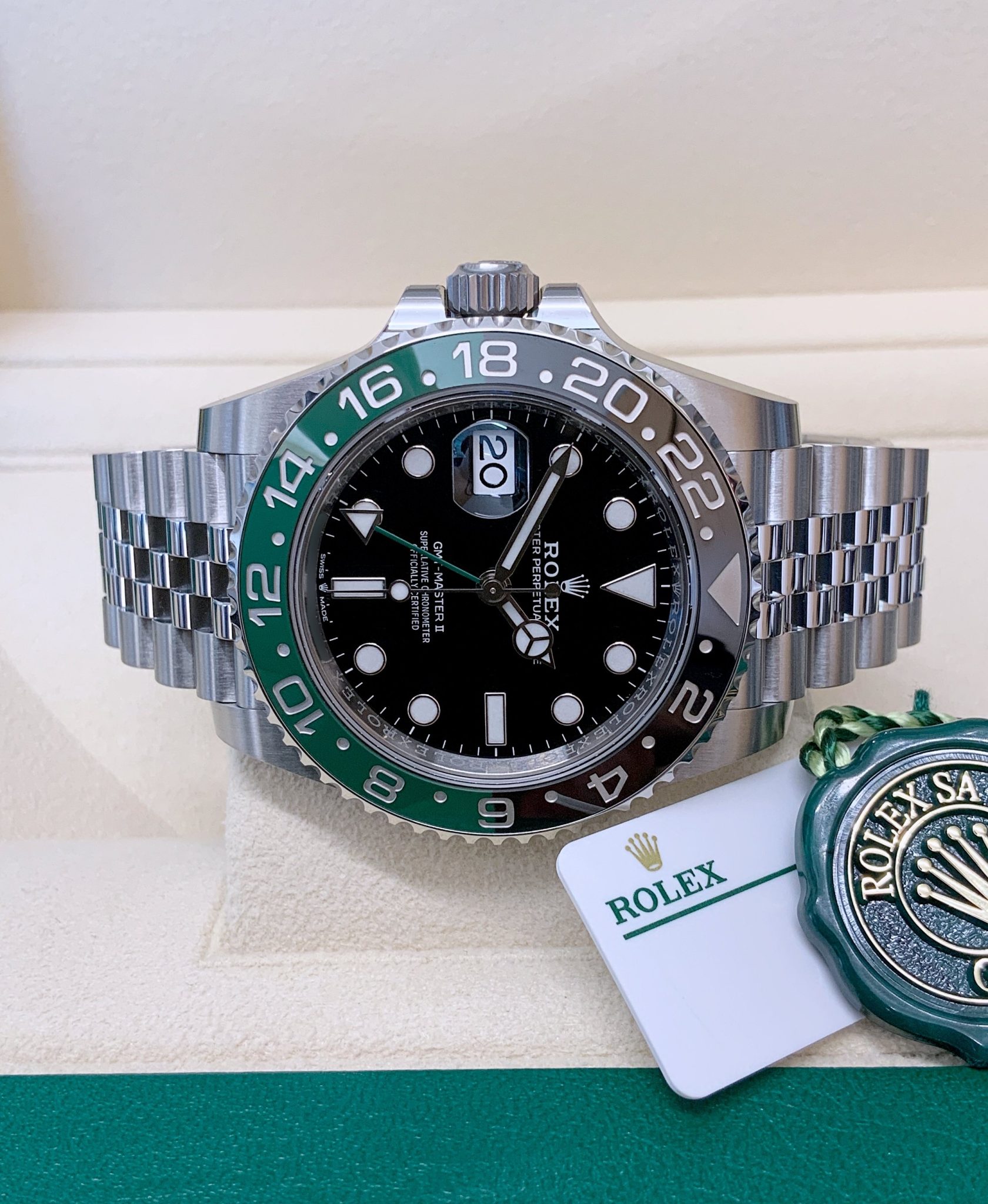 Rolex replica GMT master II 126720vtnr sprite mancino jubilee ...